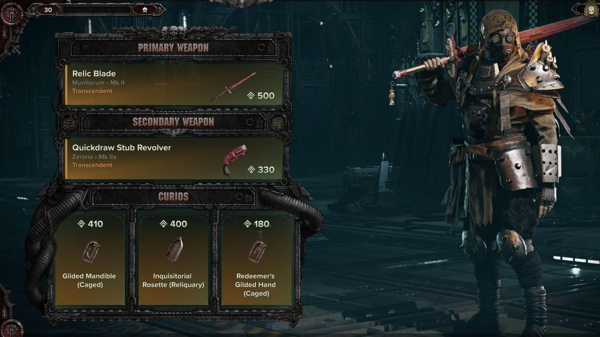 Swift Zealot Relic Blade - Zealot Build for Darktide - Darktide WH40k