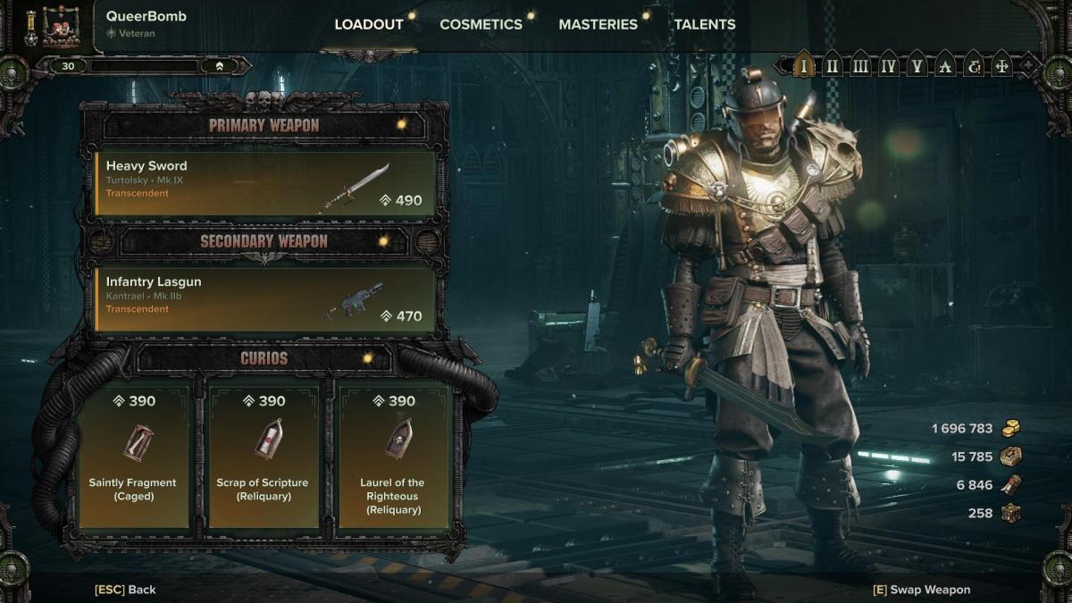 Bleed + Burn vet - Veteran Build for Darktide - Darktide WH40k