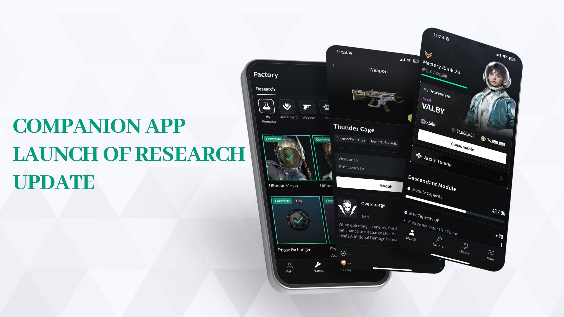Companion App Feature Update Notice - The First Descendant